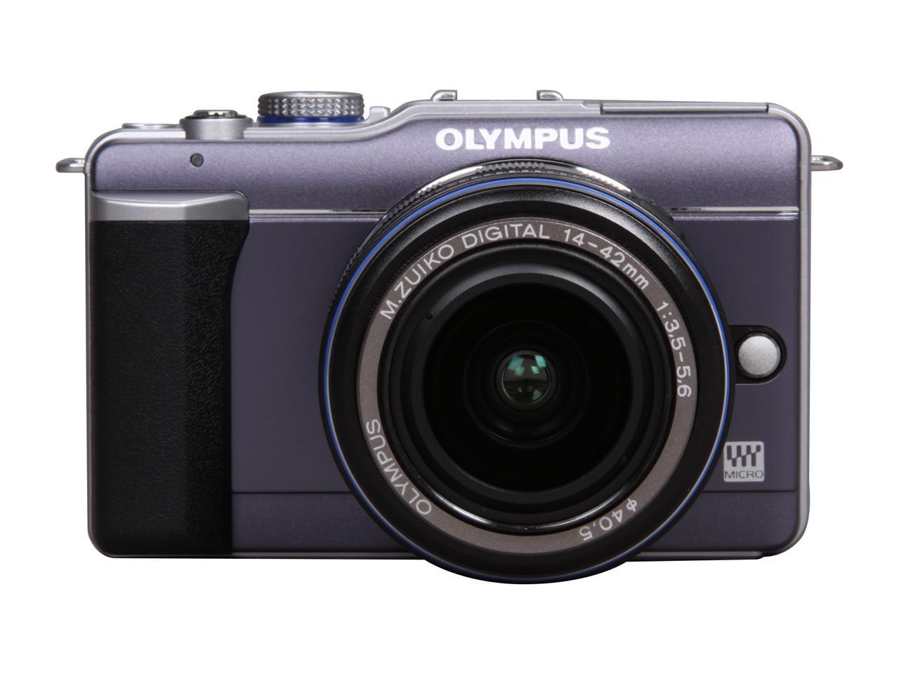 OLYMPUS PEN E-PL1 Blue 12.3 MP 2.7" 230K HyperCrystal AR Coating LCD ...
