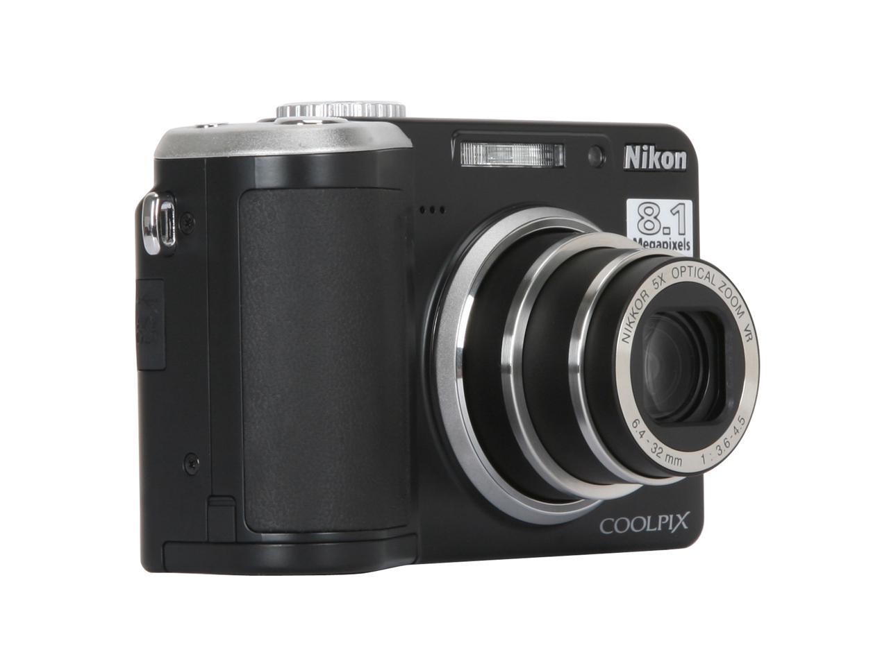 Nikon CoolPix P60 Black 8.1 MP Digital Camera - Newegg.com