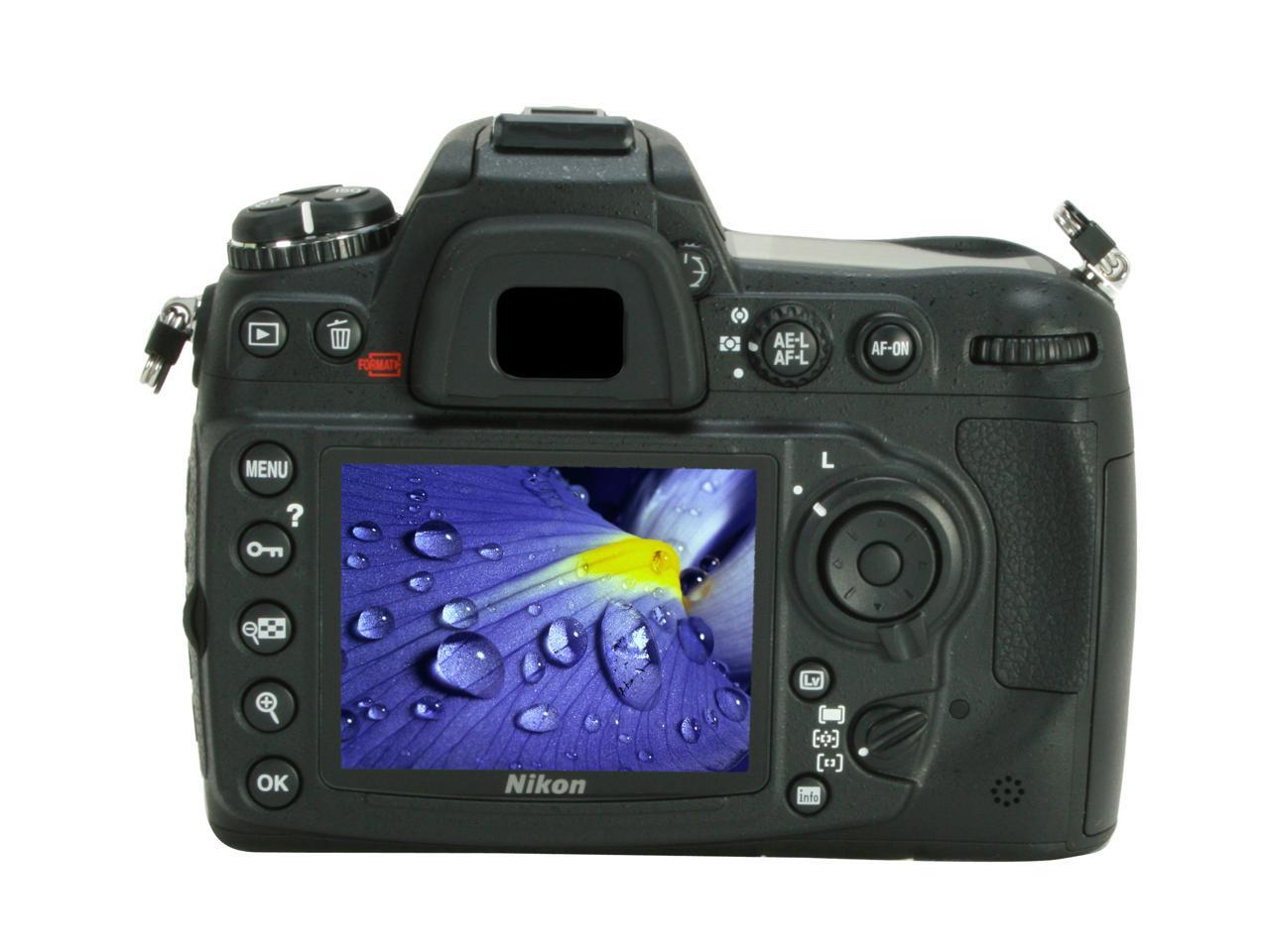 Nikon D300S Black DX Format Digital SLR Camera w/ AF-S NIKKOR 18-200mm ...