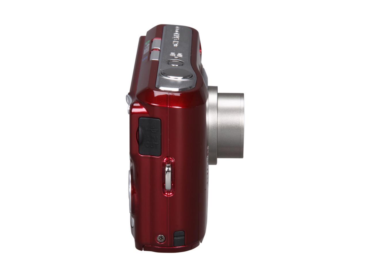 Refurbished: Nikon CoolPix L20 Deep Red 10.0 MP Digital Camera - Newegg.com
