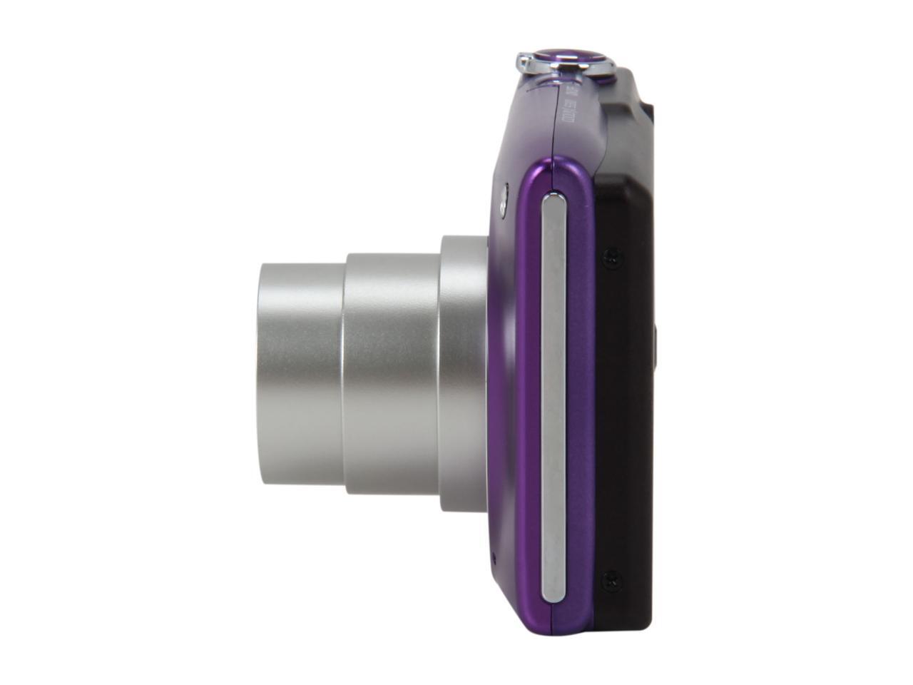 Nikon Coolpix S3300 Purple 16MP 26mm Wide Angle Digital Camera - Newegg.com