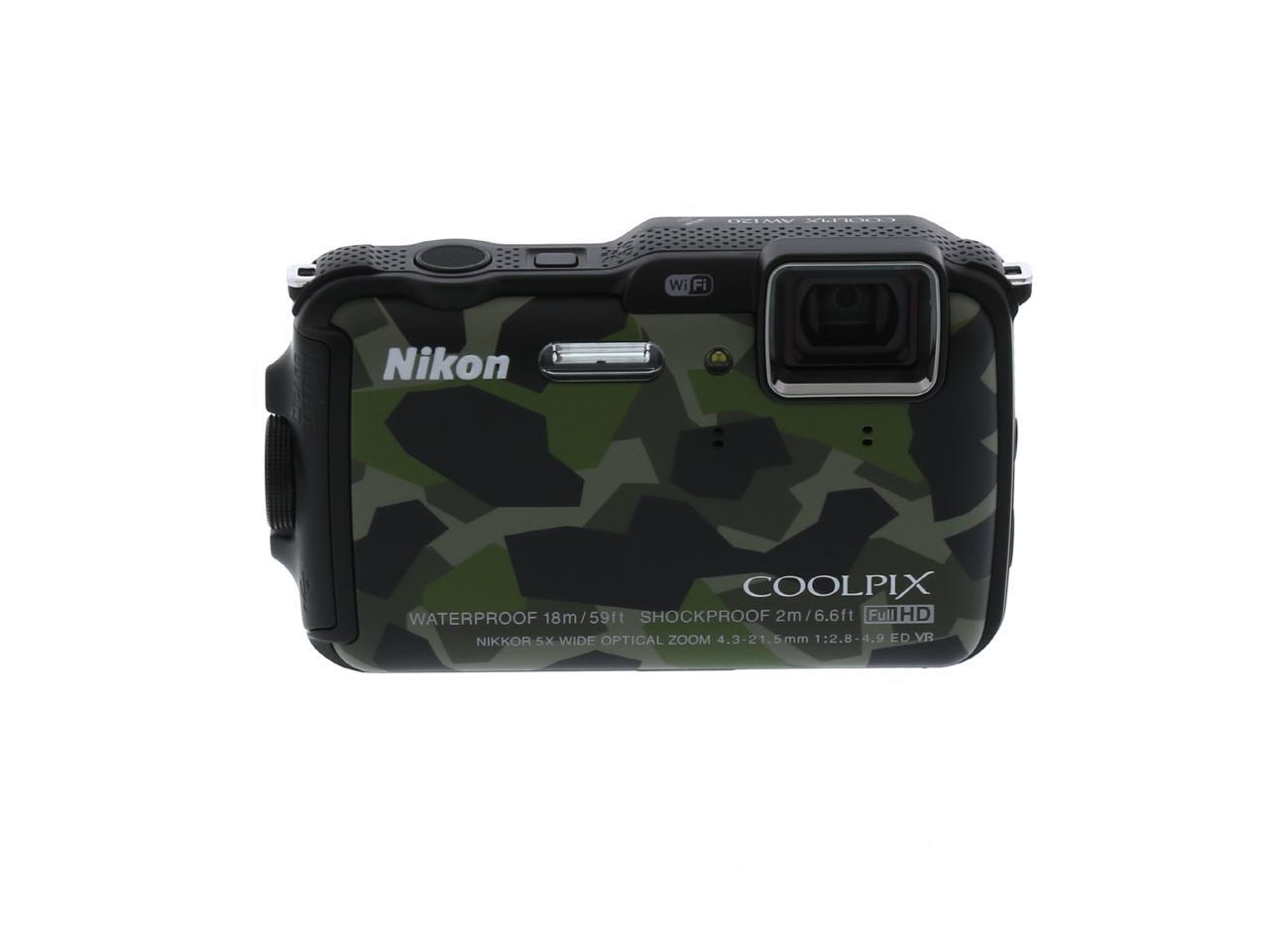 Nikon COOLPIX AW120 26468 Green 16 MP 3.0" 921K Action Camera - Newegg.com