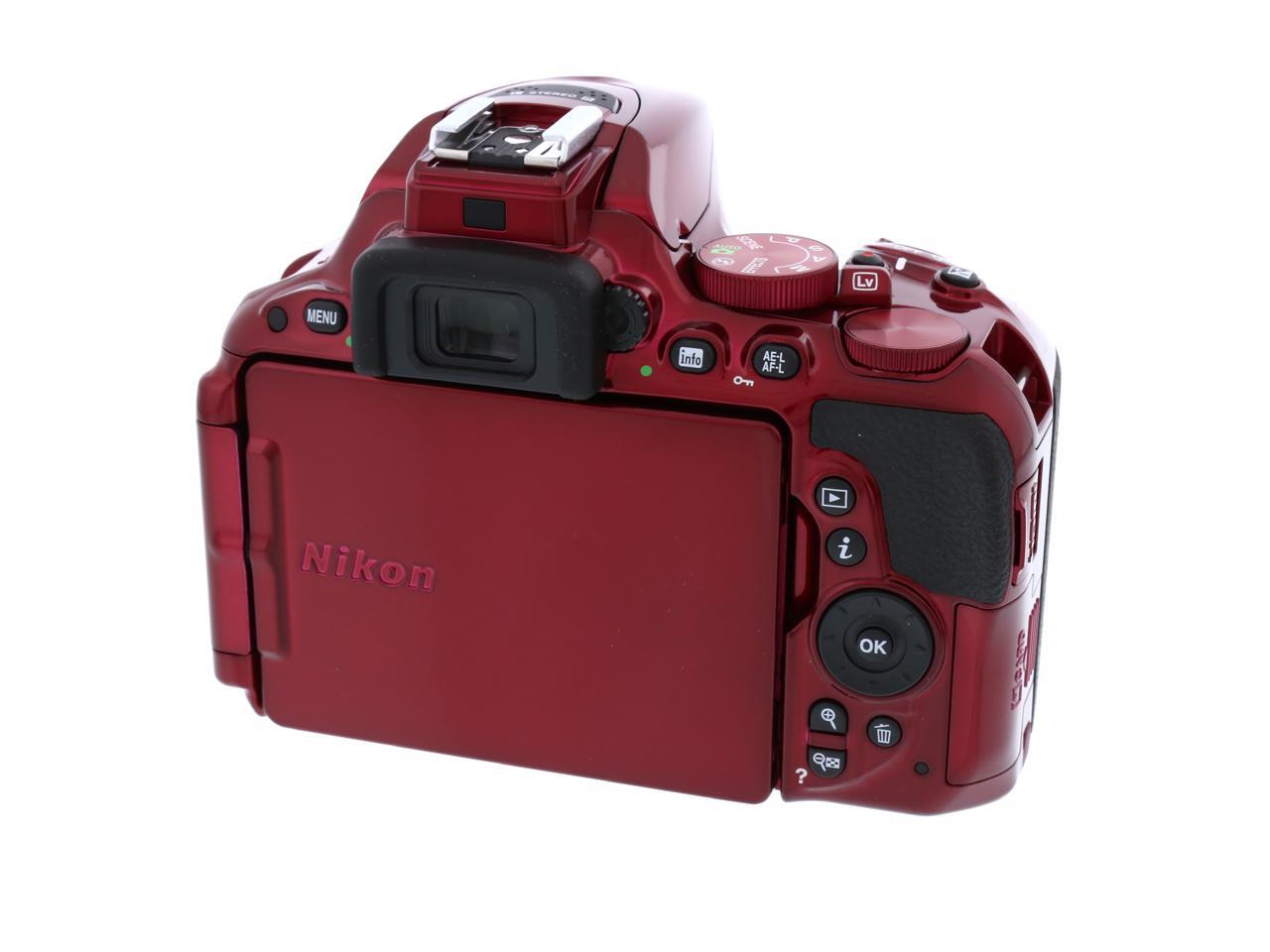 Open Box: Nikon D5500 1545 Red Digital SLR Camera - Body - Newegg.com