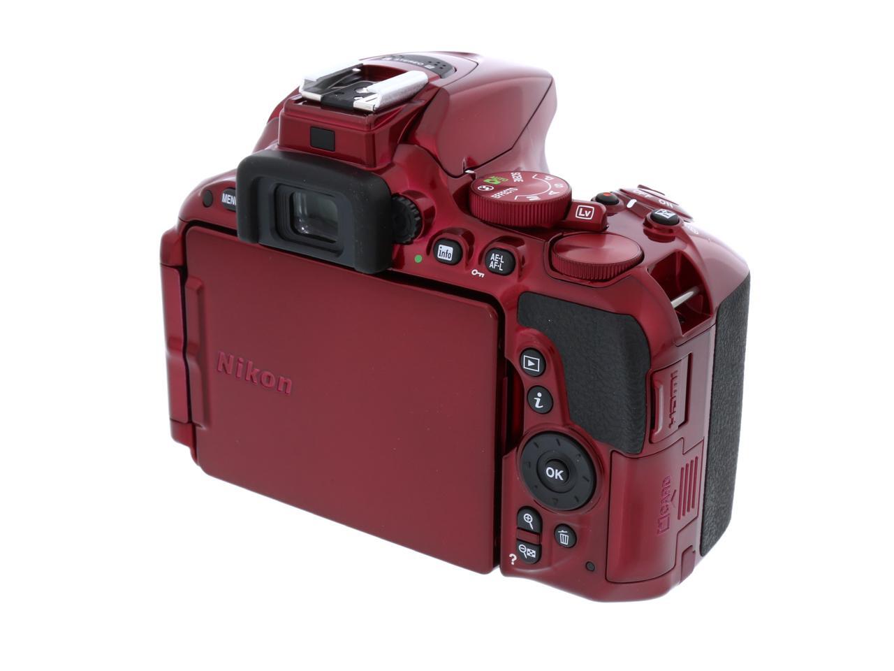 Open Box: Nikon D5500 1545 Red Digital SLR Camera - Body - Newegg.com