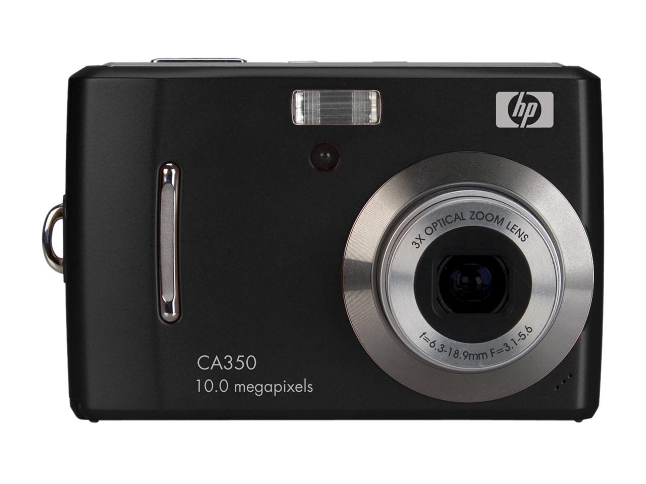 HP CA350 Black 10.0 MP Digital Camera - Newegg.com