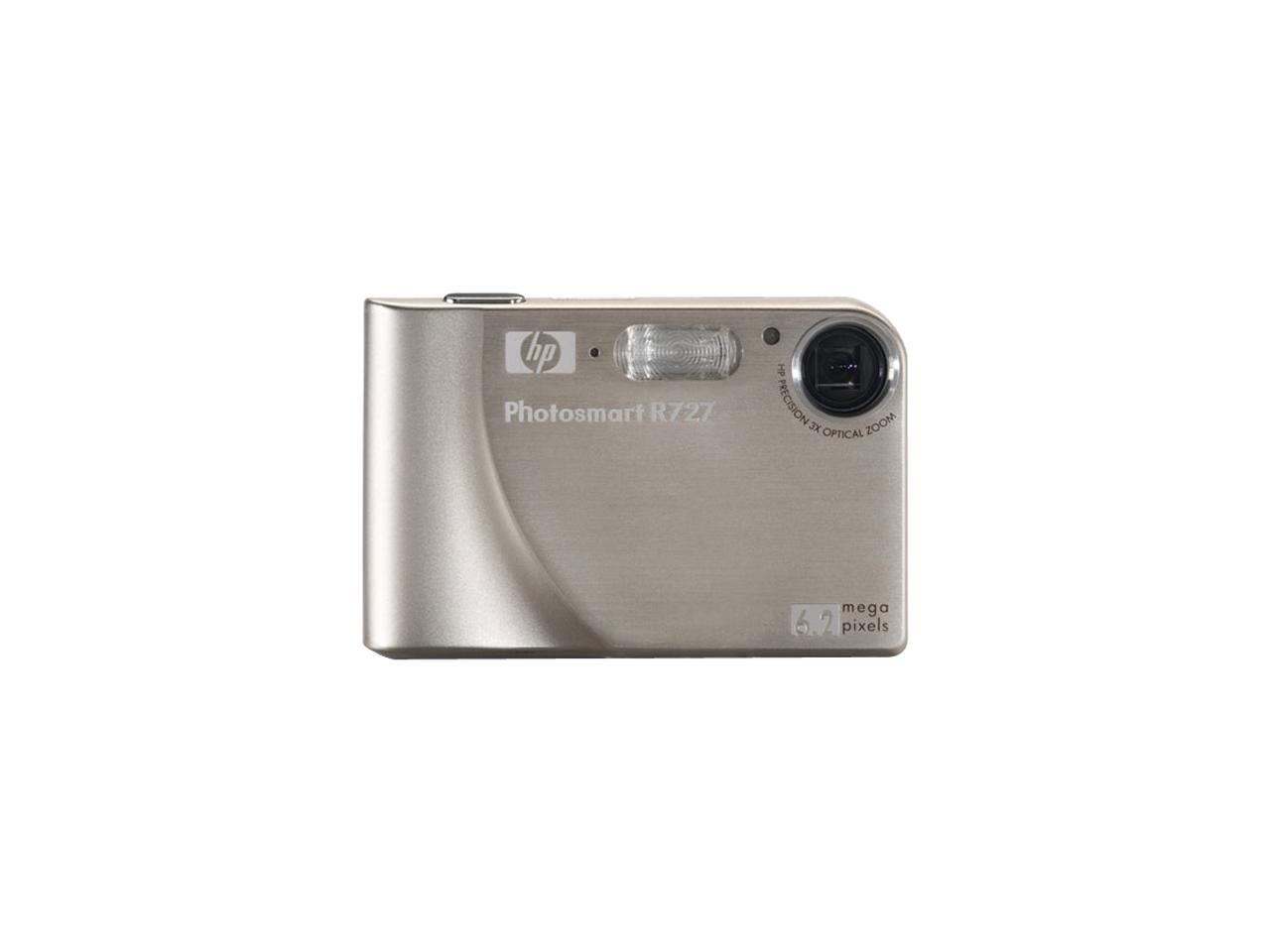 Refurbished: HP Photosmart R727 Silver 6.2 MP Digital Camera - Newegg.com
