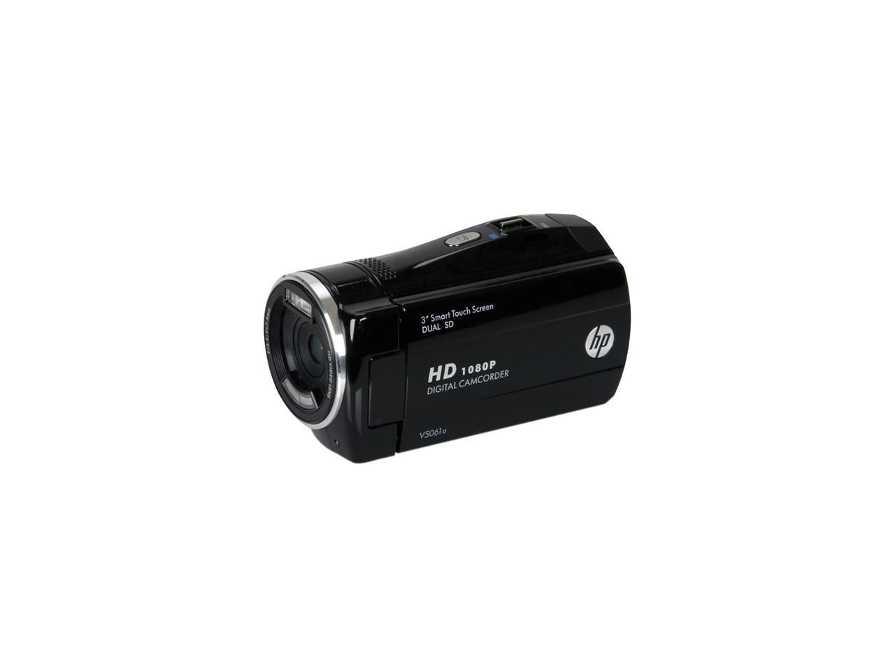 HP V5061u Black High Definition HDD/Flash Memory Camcorder - Newegg.com