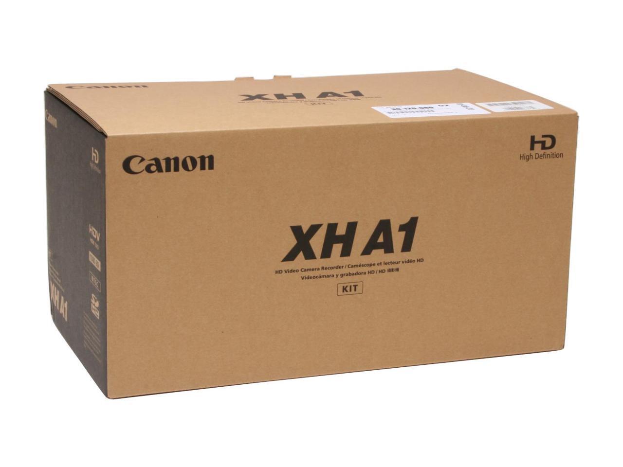Canon XH A1 Black 1/3" 3CCD 2.8" LCD 20X Optical Zoom High Definition ...