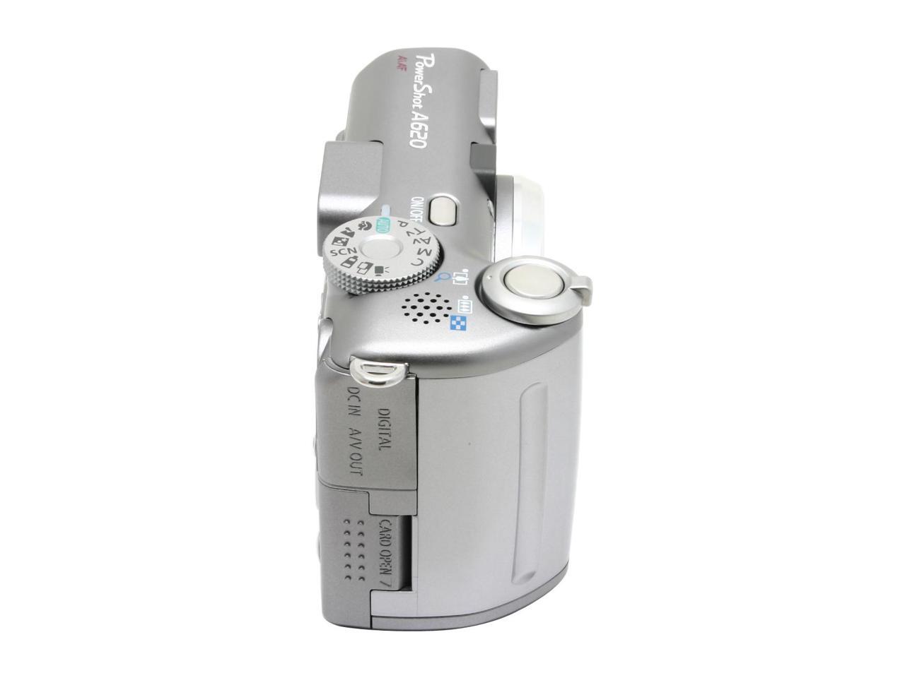 Canon PowerShot A620 Silver 7.1 MP Digital Camera - Newegg.com