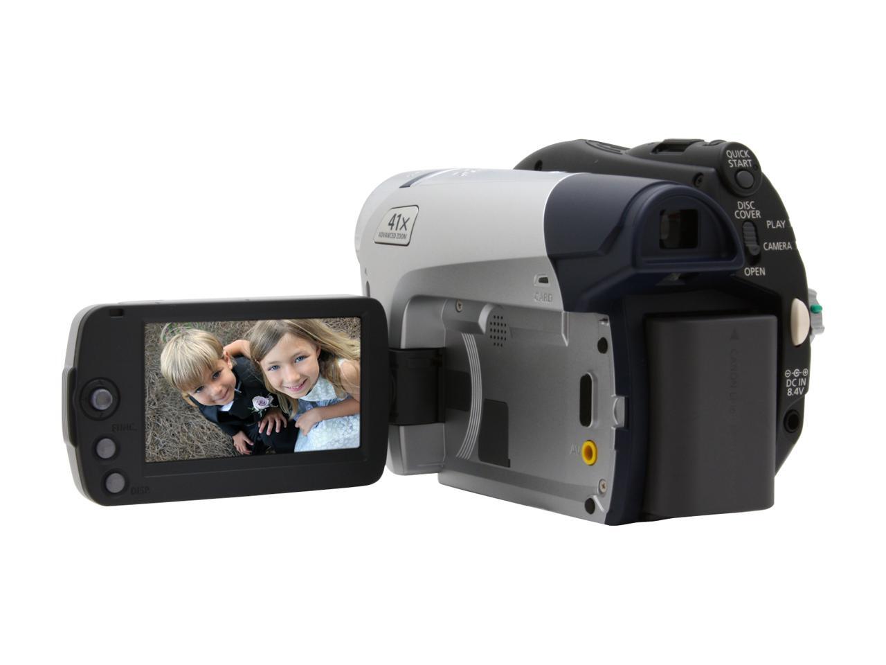 Canon DC310 Silver DVD Camcorder - Newegg.com