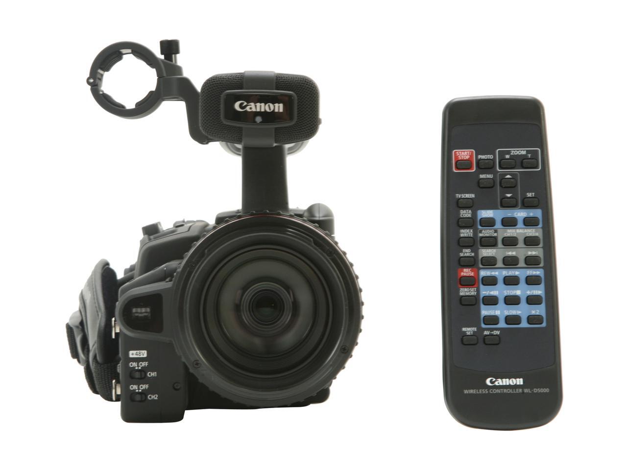 Canon XH G1S Black 1/3" 3CCD 2.8" 207K HDV Camcorder w/ Canon 20x HD ...