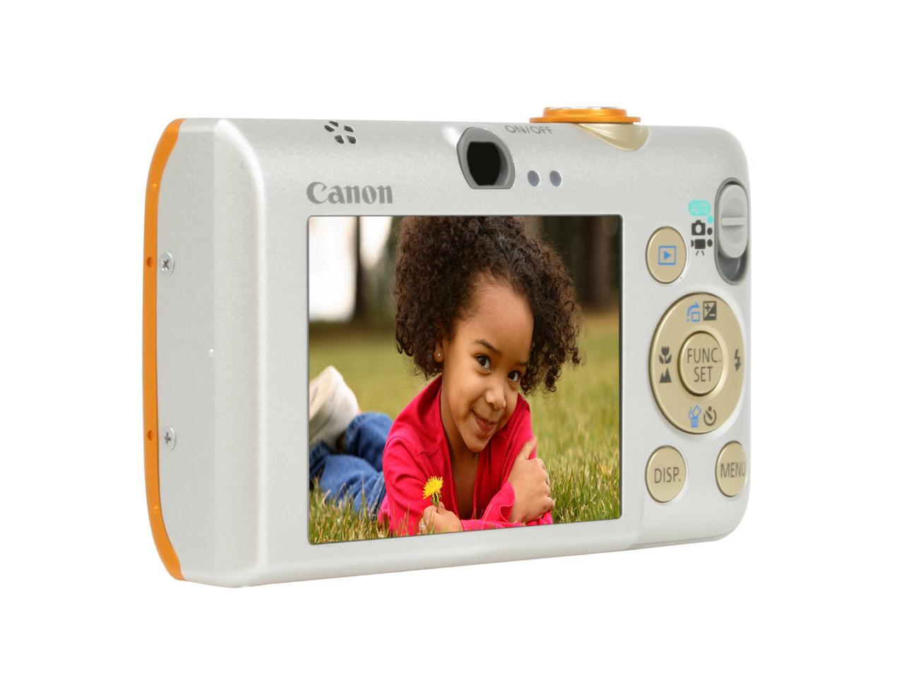 Canon PowerShot SD1200 IS Orange 10.0 MP Digital Camera - Newegg.com