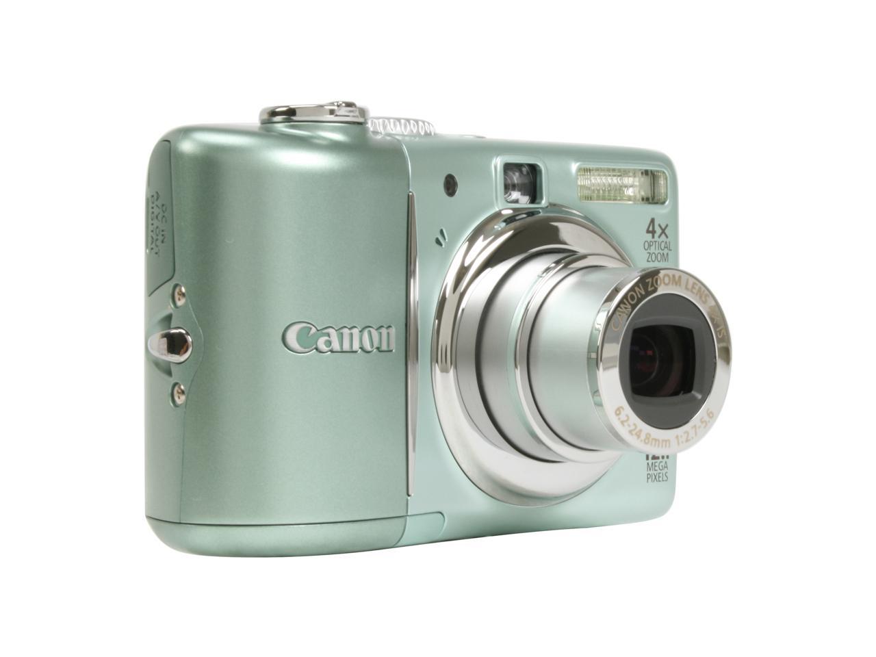 Canon PowerShot A1100 IS Green 12.1 MP Digital Camera - Newegg.com
