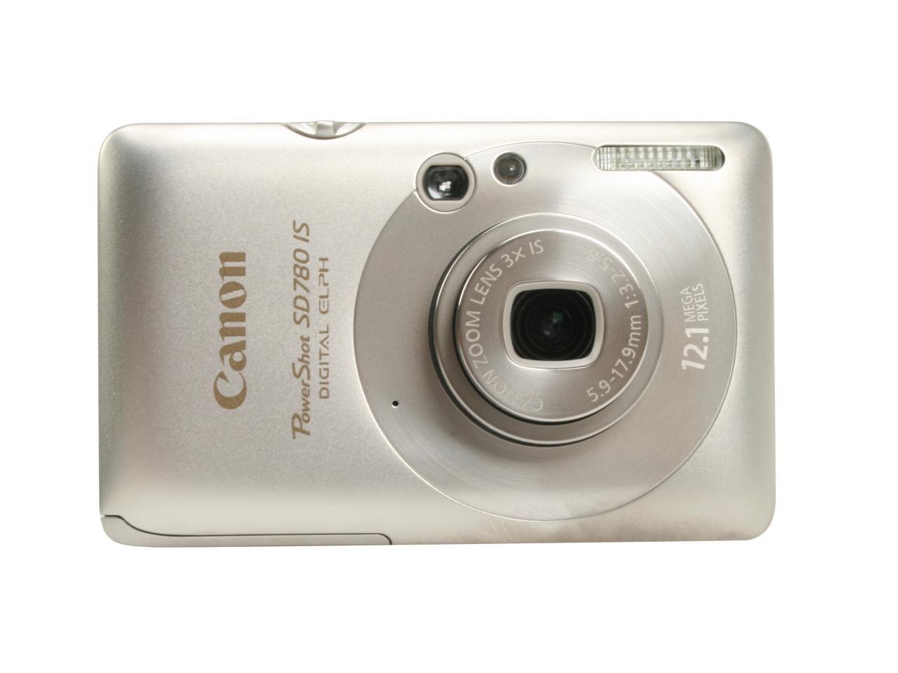 Canon PowerShot SD780 IS Silver 12.1 MP HD Movie Digital Camera ...