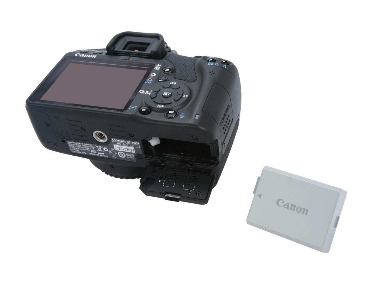 Canon EOS Rebel T1i Black Full HD Movie Digital SLR Camera - Body Only ...