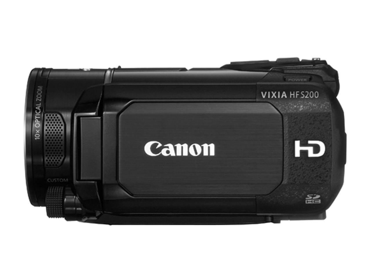 Canon VIXIA HF S200 HD Flash Memory Camcorder - Newegg.ca
