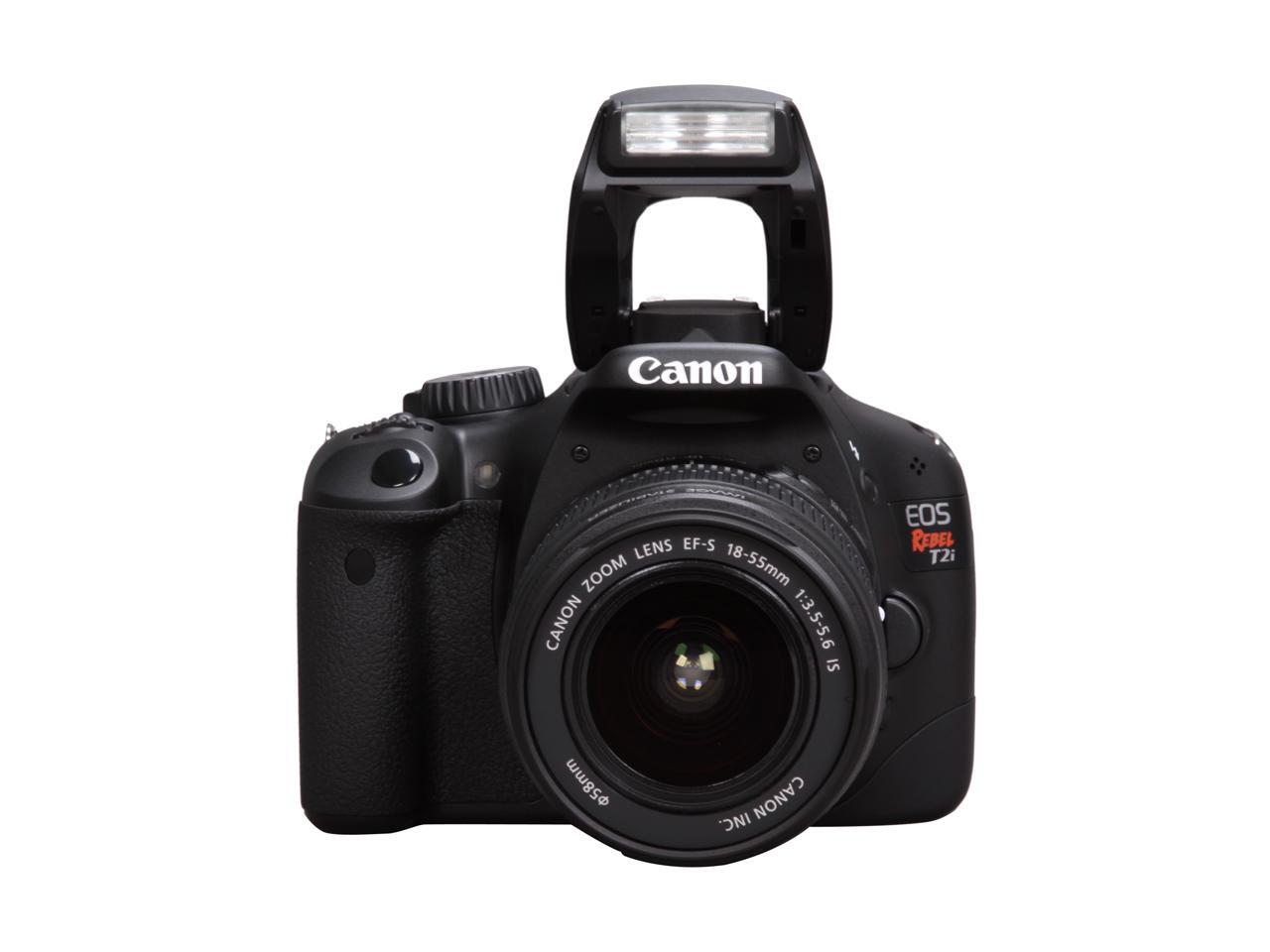Canon EOS Rebel T2i Black Digital SLR Camera - Body Only - Newegg.com