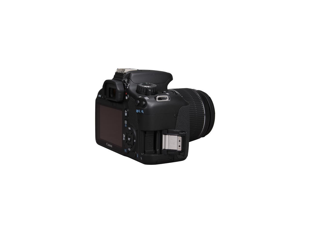 Canon EOS Rebel T2i Black Digital SLR Camera w/ EF-S 18-55mm f/3.5-5.6 ...