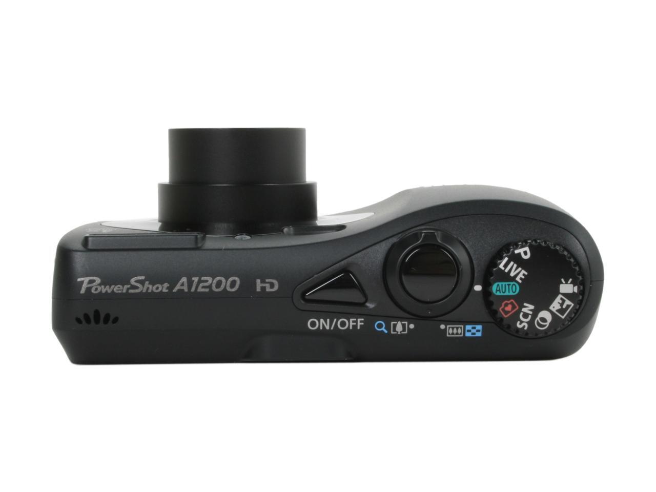 Canon A1200 Black 12.1 MP Digital Camera - Newegg.com