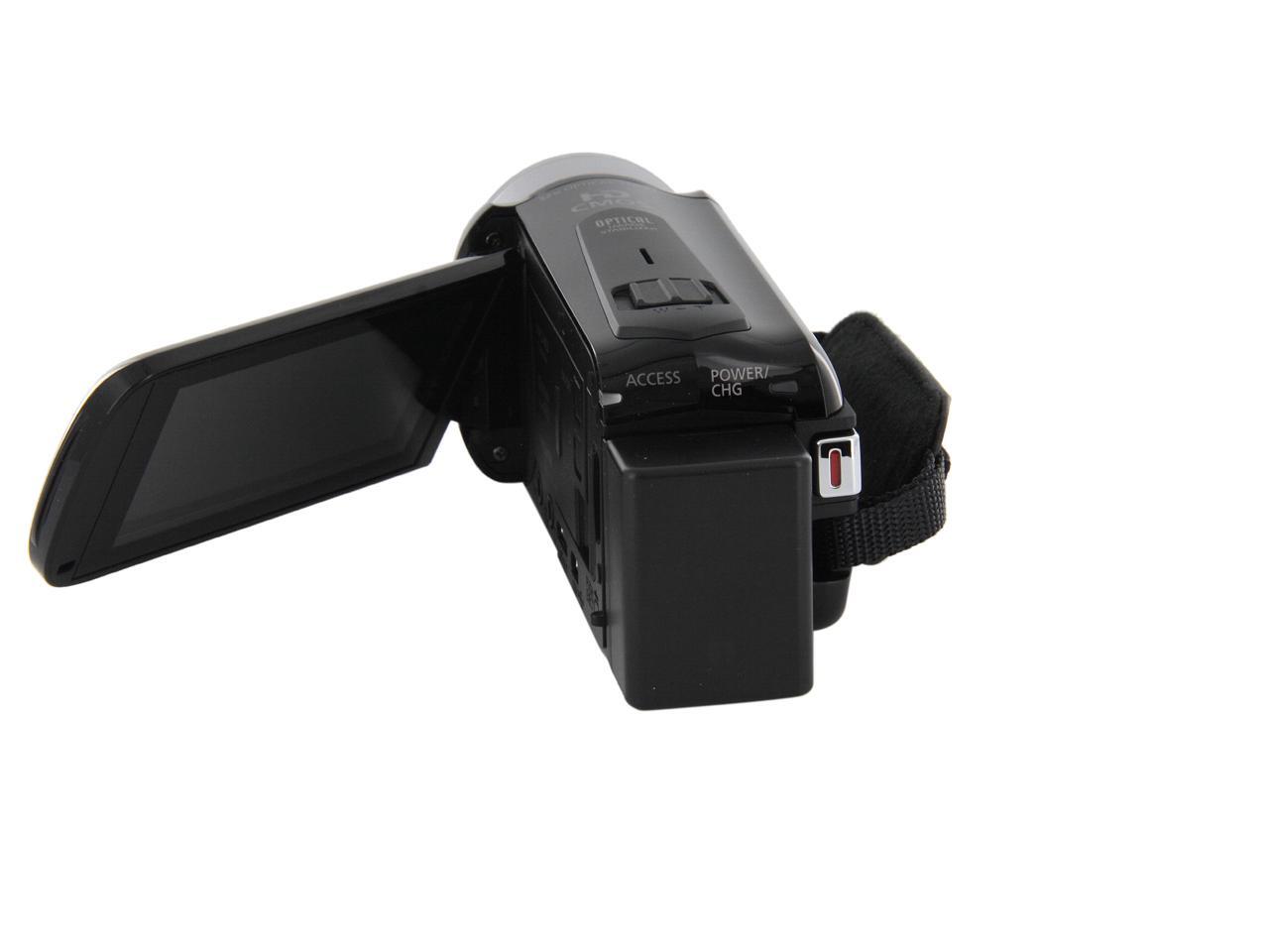 Canon VIXIA HF R50 9175B001 Black Full HD HDD/Flash Memory Camcorder ...