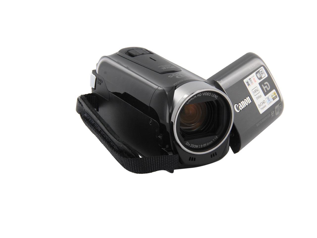 Canon VIXIA HF R50 9175B001 Black Full HD HDD/Flash Memory Camcorder ...