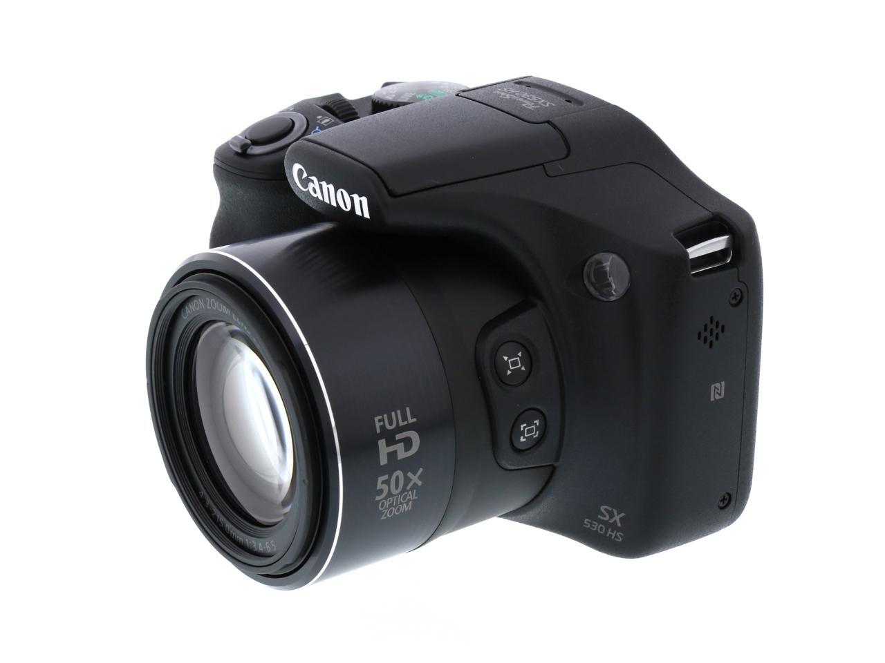 Canon SX530 HS Black 16 MP 50X Optical Zoom Wide Angle High-End ...