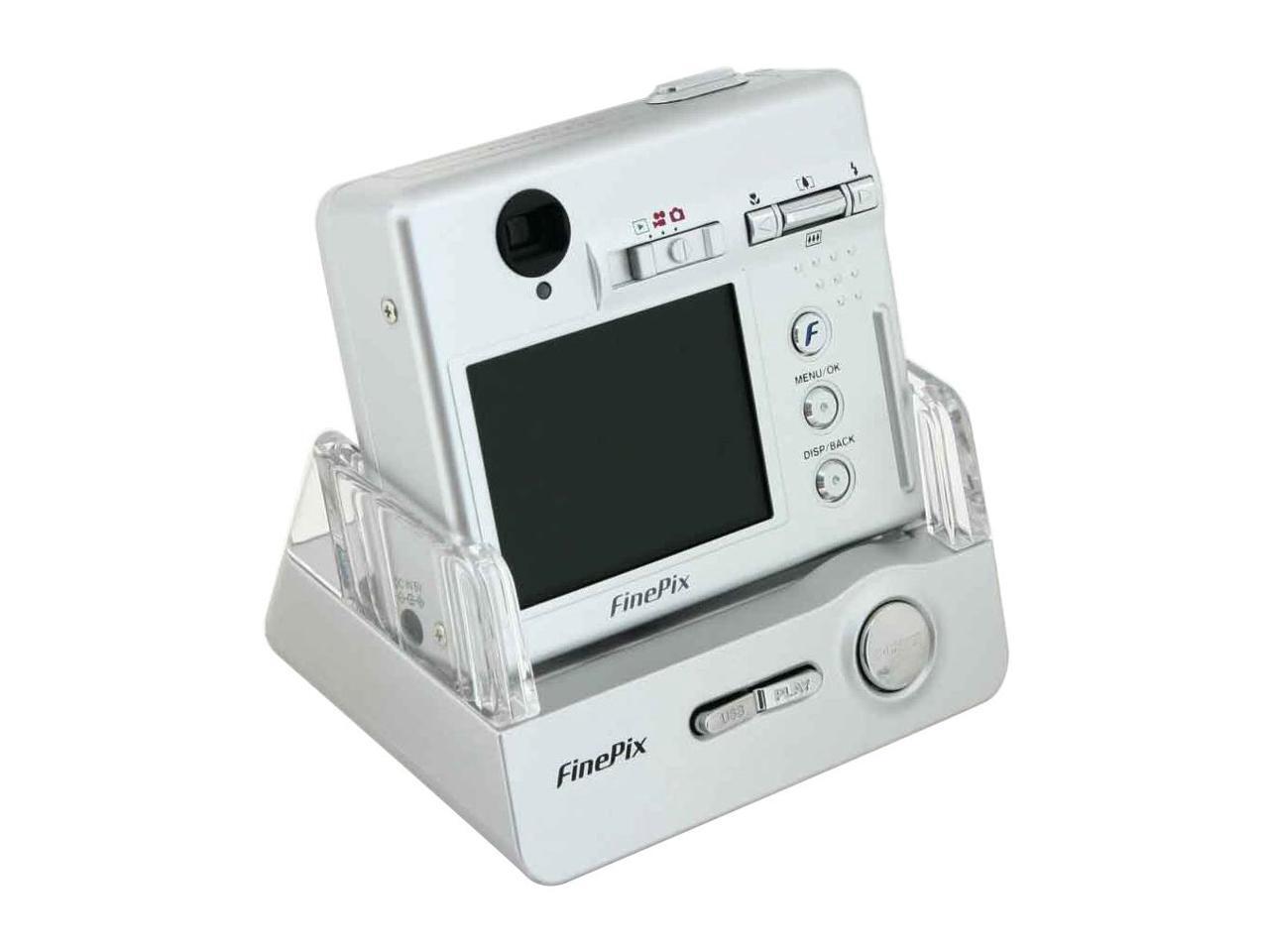 Refurbished: FUJIFILM Finepix F440 Silver 4.1 MP Digital Camera ...