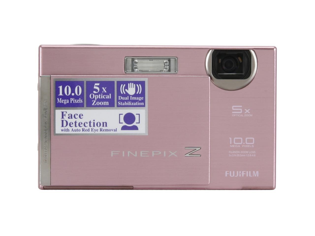 FUJIFILM FinePix Z200fd Pink 10 MP Digital Camera - Newegg.com