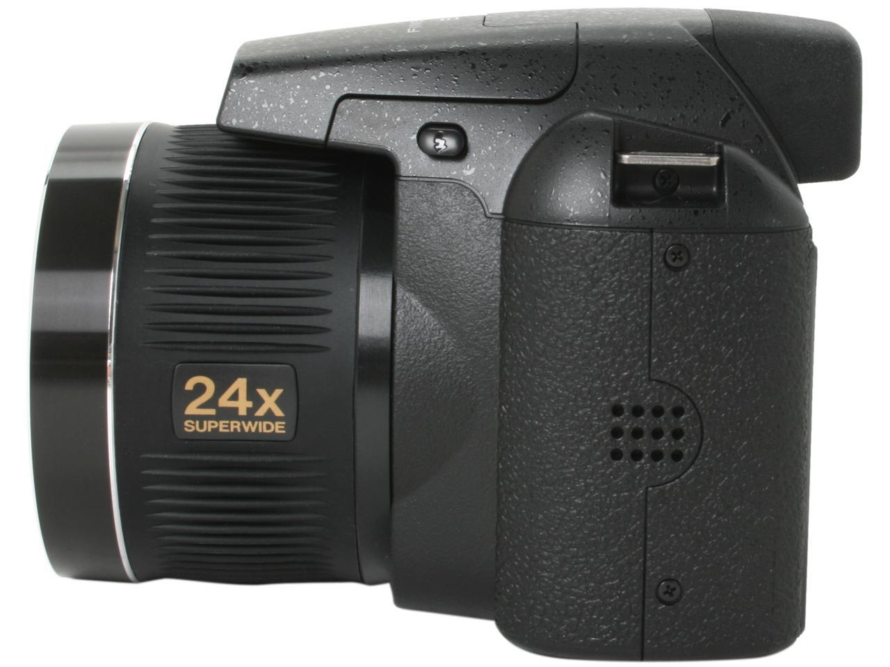 FUJIFILM S3200 Black 14.0 MP 24mm Wide Angle Digital Camera - Newegg.com