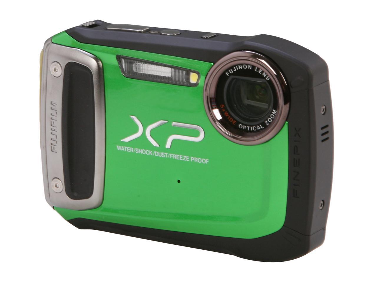 FUJIFILM FinePix XP100 16229799 Green 14.4 MP 2.7" 230K Action Camera ...