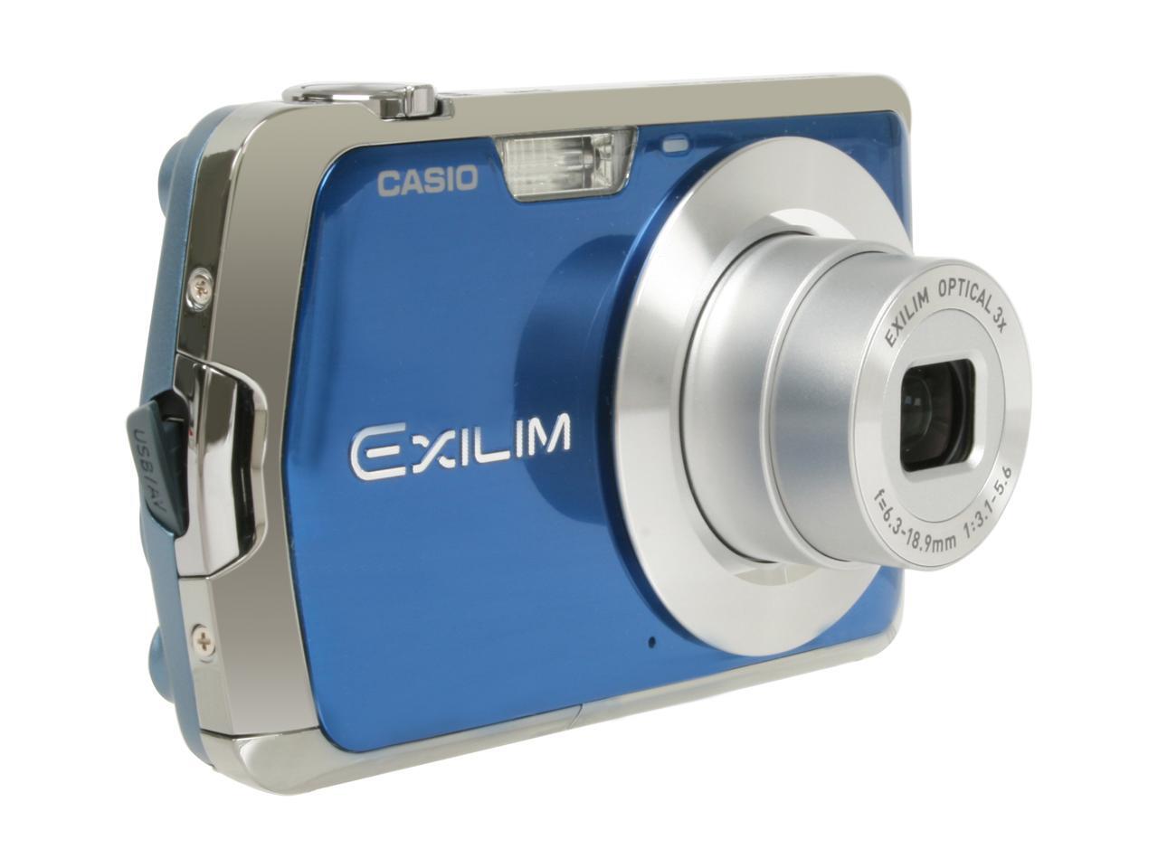 CASIO EXILIM EX-S5 Blue 10.1 MP Digital Camera - Newegg.com