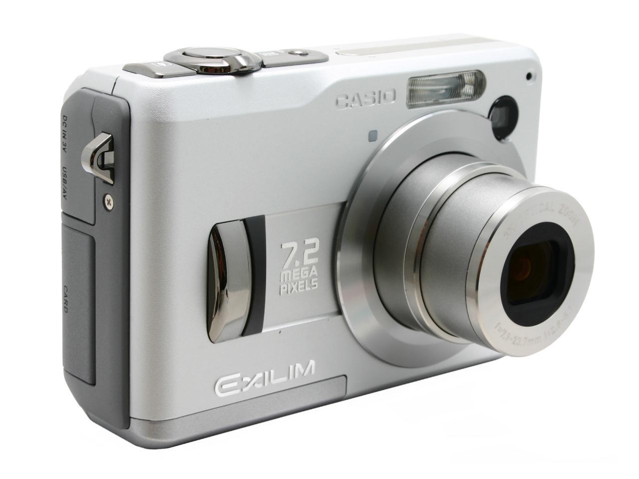 CASIO EX-Z120 Silver 7.2 MP Digital Camera - Newegg.com