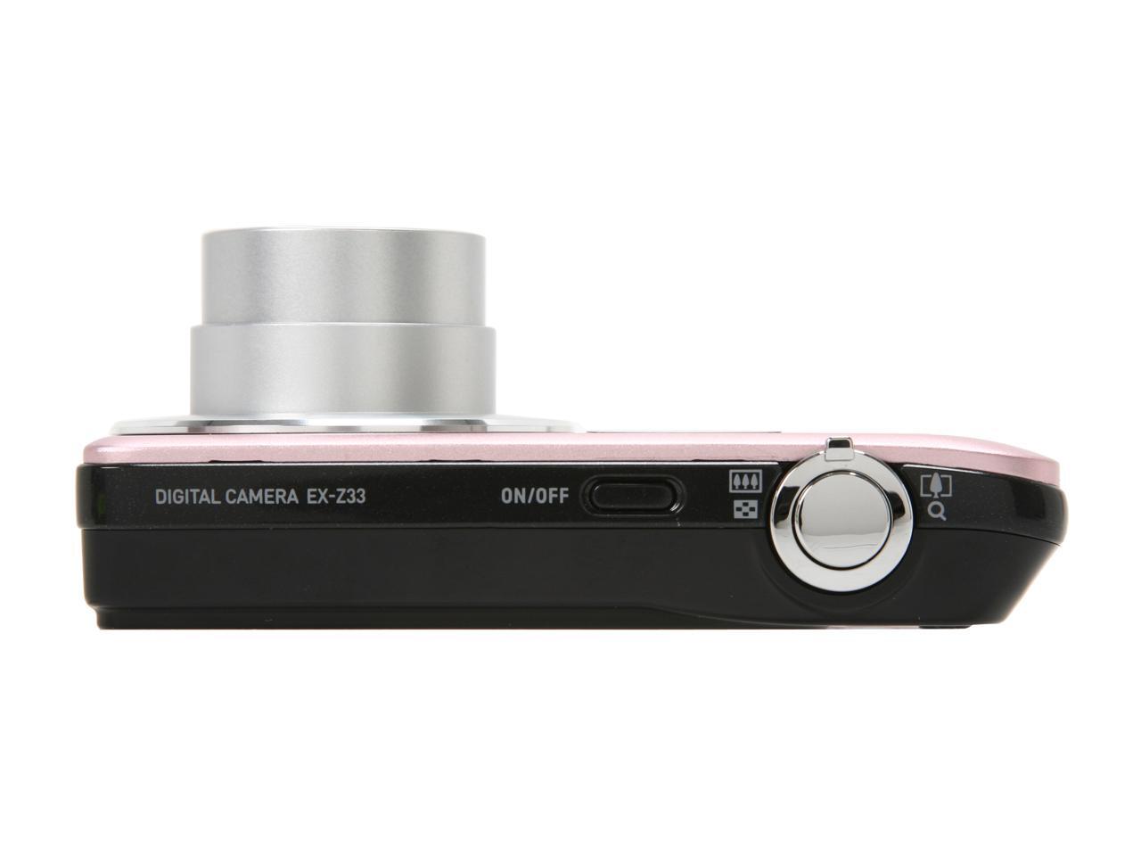 CASIO EXILIM EX-Z33 Pink 10.1 MP Digital Camera - Newegg.com