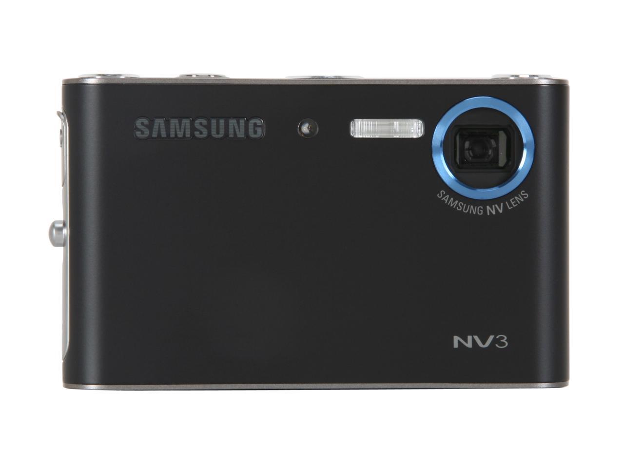 SAMSUNG NV3 Black 7.2 MP Digital Camera - Newegg.com