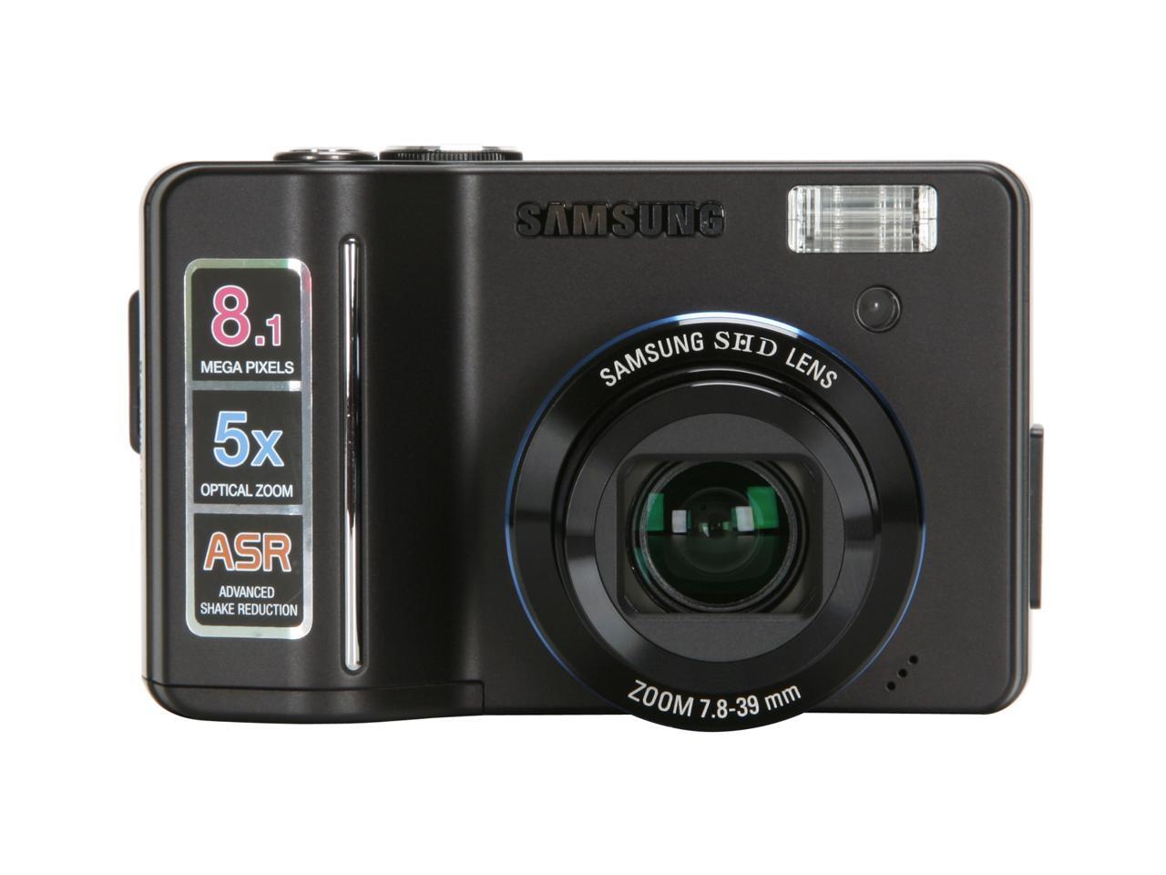 SAMSUNG S850 Black 8.1 MP Digital Camera - Newegg.com