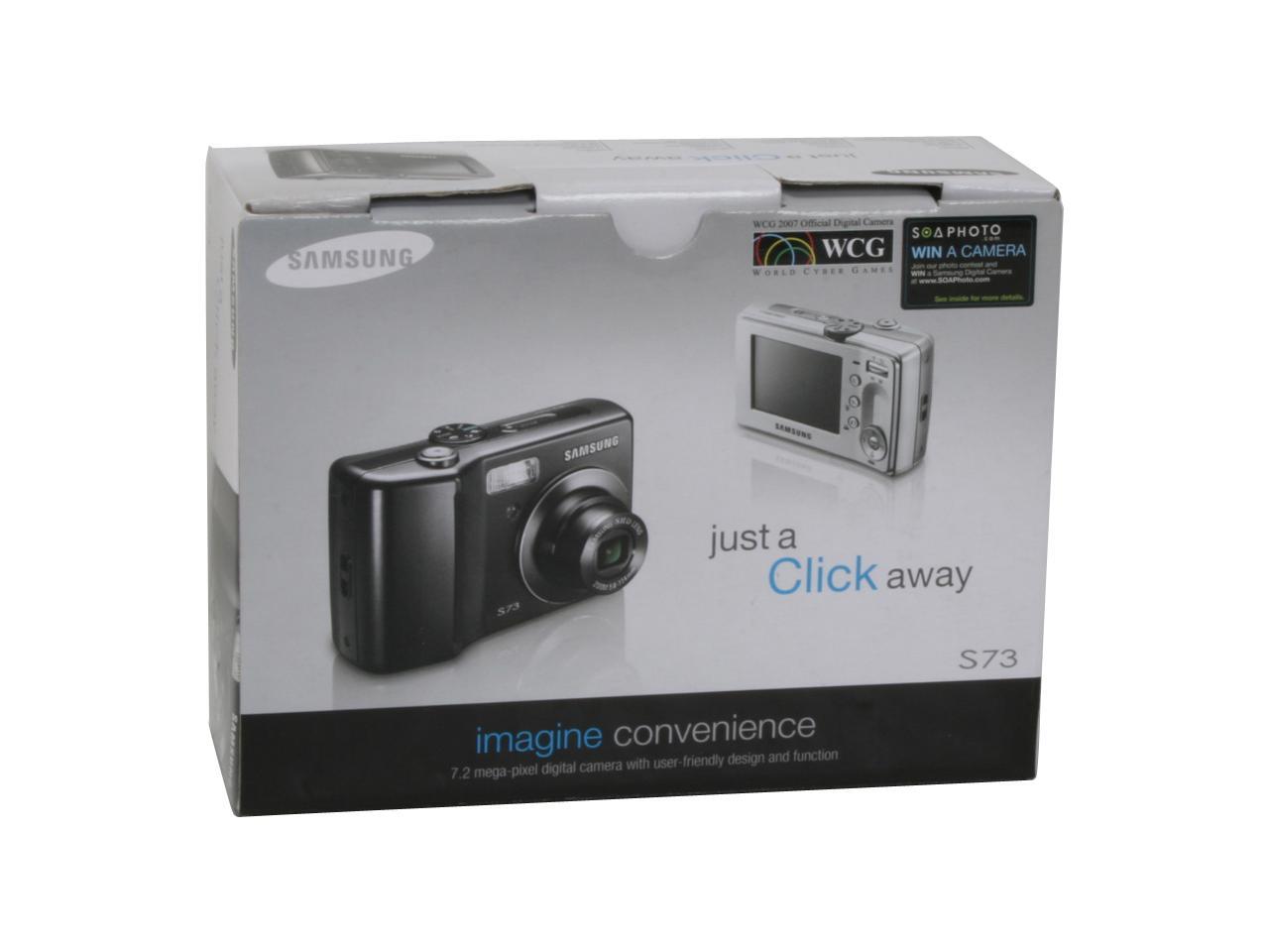 SAMSUNG S73 Red 7.2 MP Digital Camera - Newegg.com
