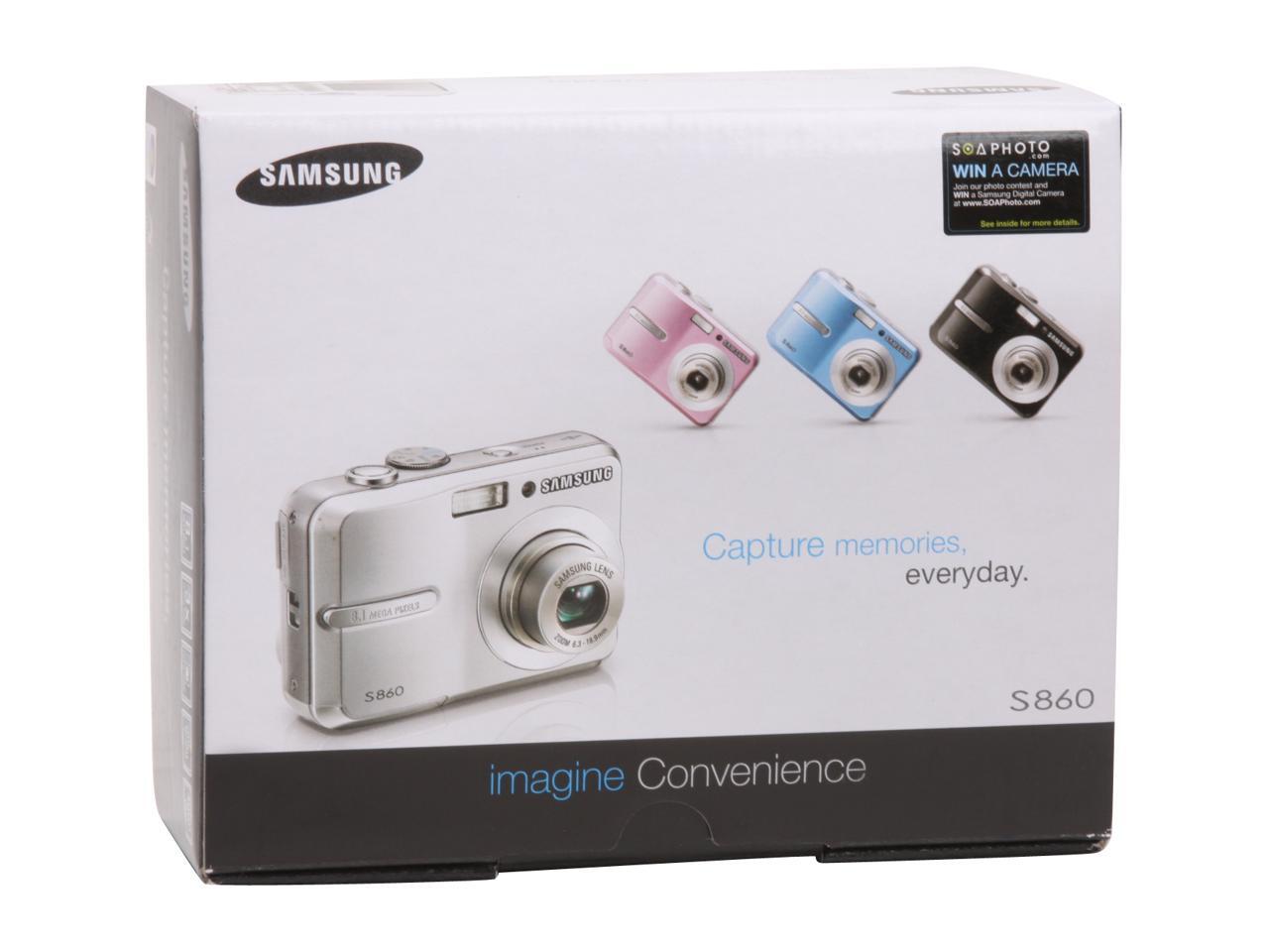 SAMSUNG S860 Black 8.1 MP Digital Camera - Newegg.com