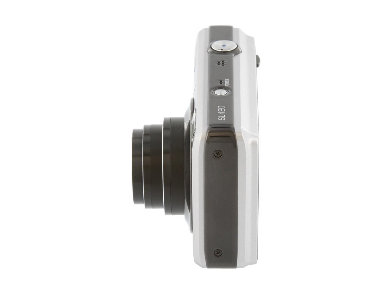 SAMSUNG SL420 Silver 10.2 MP Digital Camera - Newegg.com