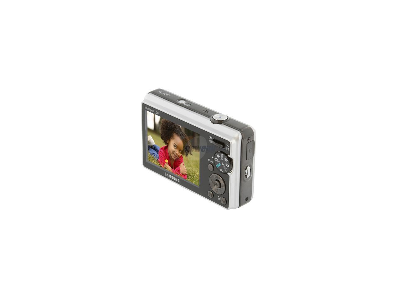 SAMSUNG SL420 Silver 10.2 MP Digital Camera - Newegg.com