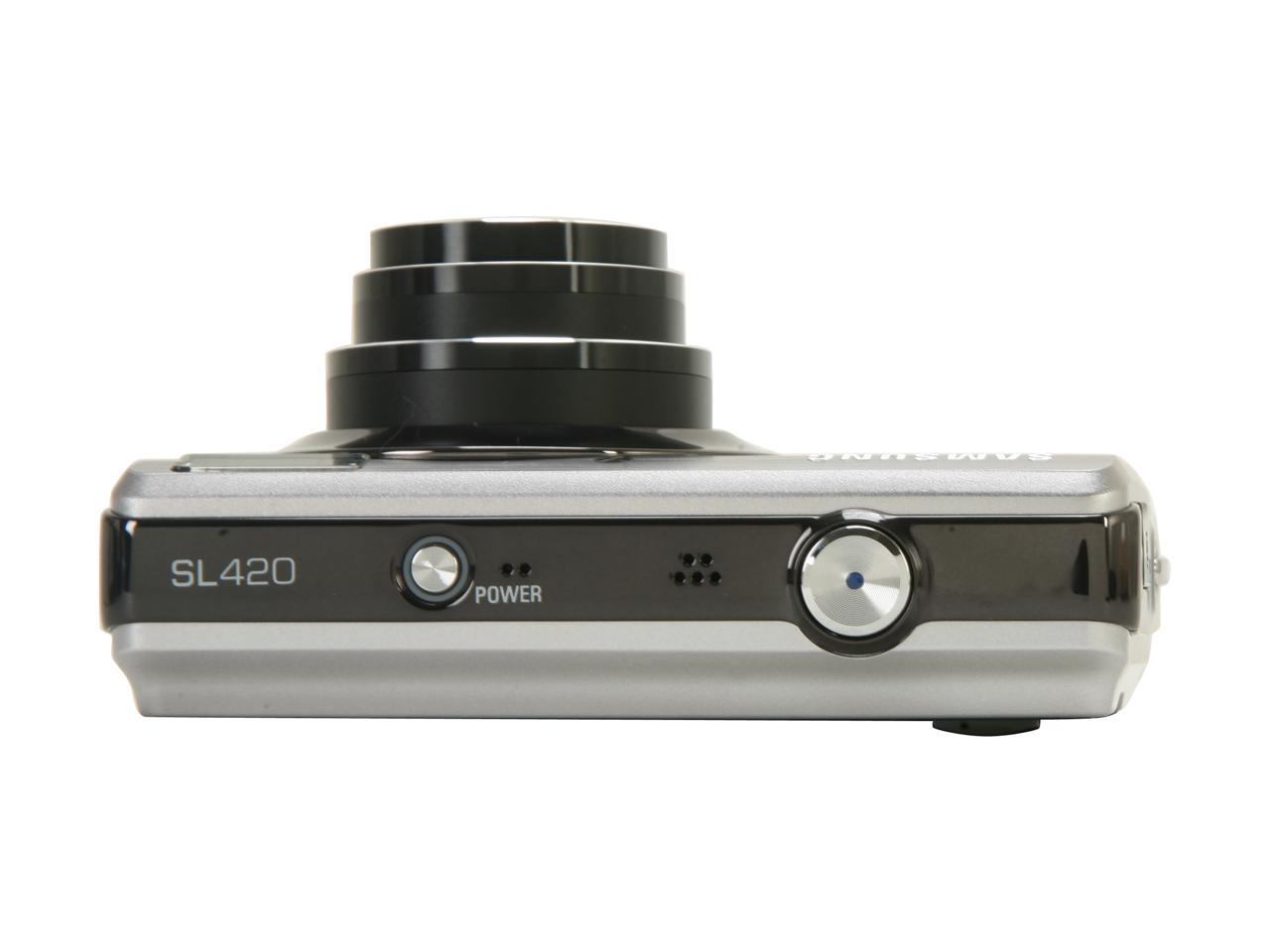 SAMSUNG SL420 Silver 10.2 MP Digital Camera - Newegg.com