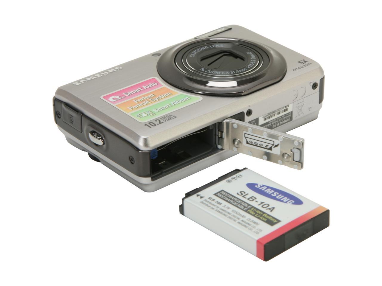 SAMSUNG SL420 Silver 10.2 MP Digital Camera - Newegg.com