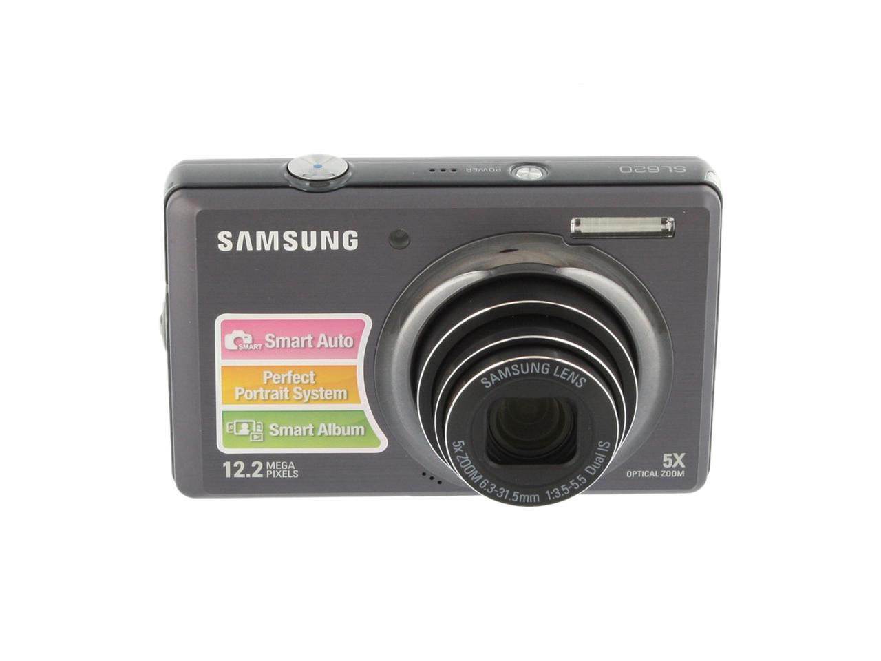 SAMSUNG SL620 Gray 12.2 MP Digital Camera - Newegg.com