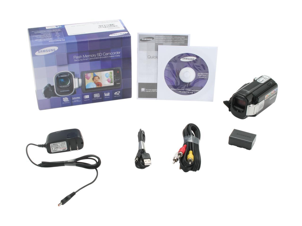 SAMSUNG SMX-F40 Black Digital Memory Camcorder - Newegg.com