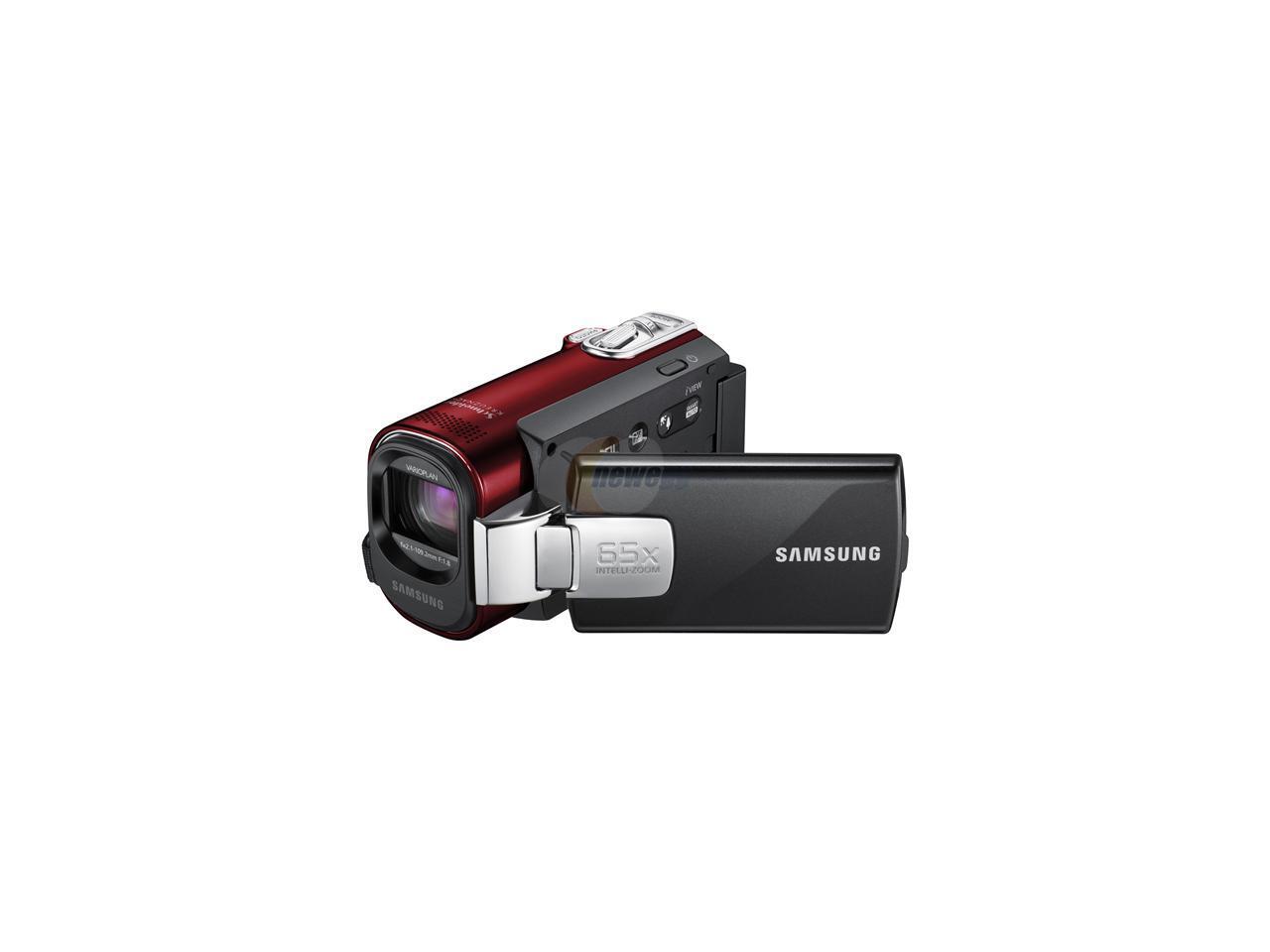 SAMSUNG SMX-F40 Black / Red Digital Memory Camcorder - Newegg.com