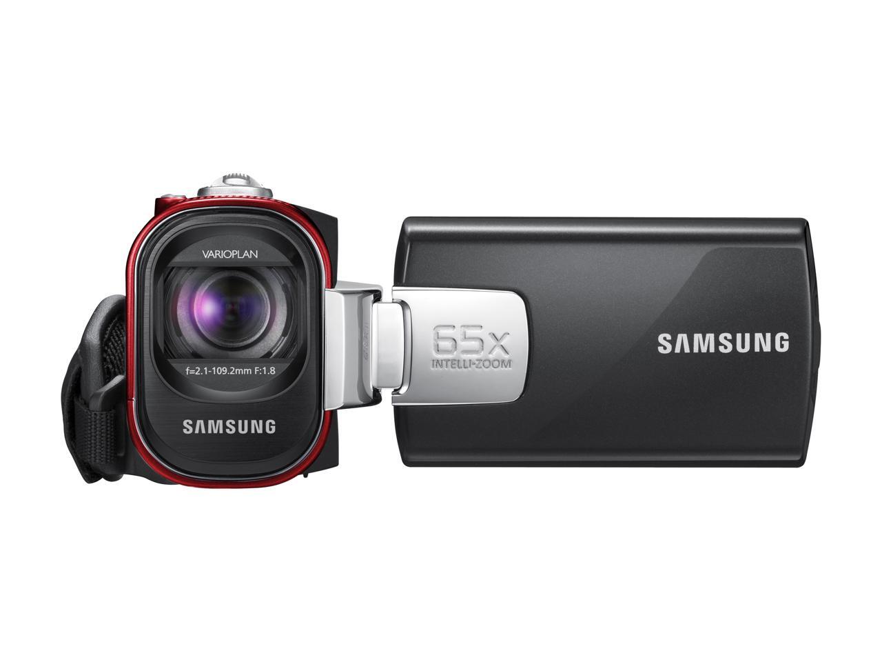 SAMSUNG SMX-F40 Black / Red Digital Memory Camcorder - Newegg.com