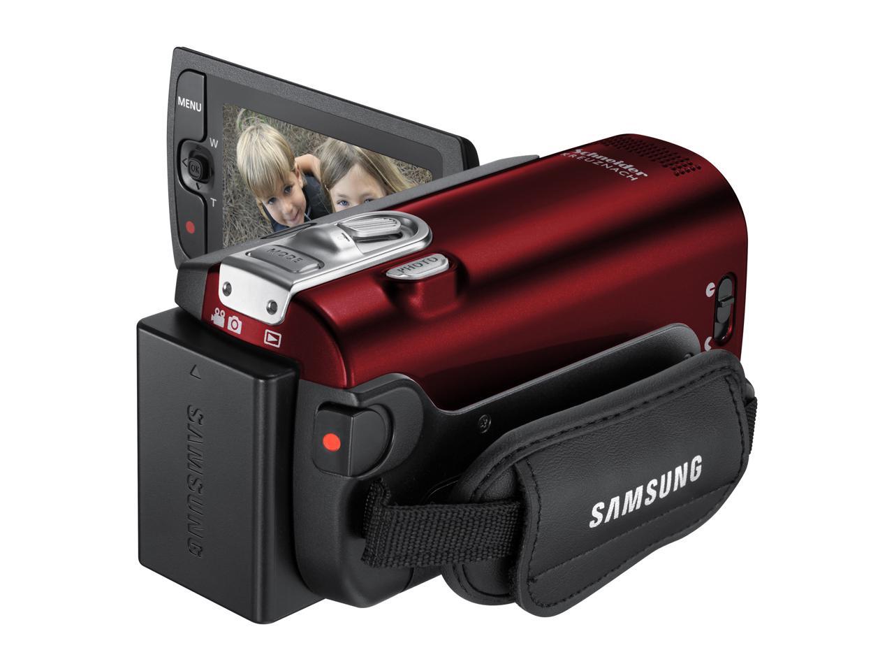 SAMSUNG SMX-F40 Black / Red Digital Memory Camcorder - Newegg.com
