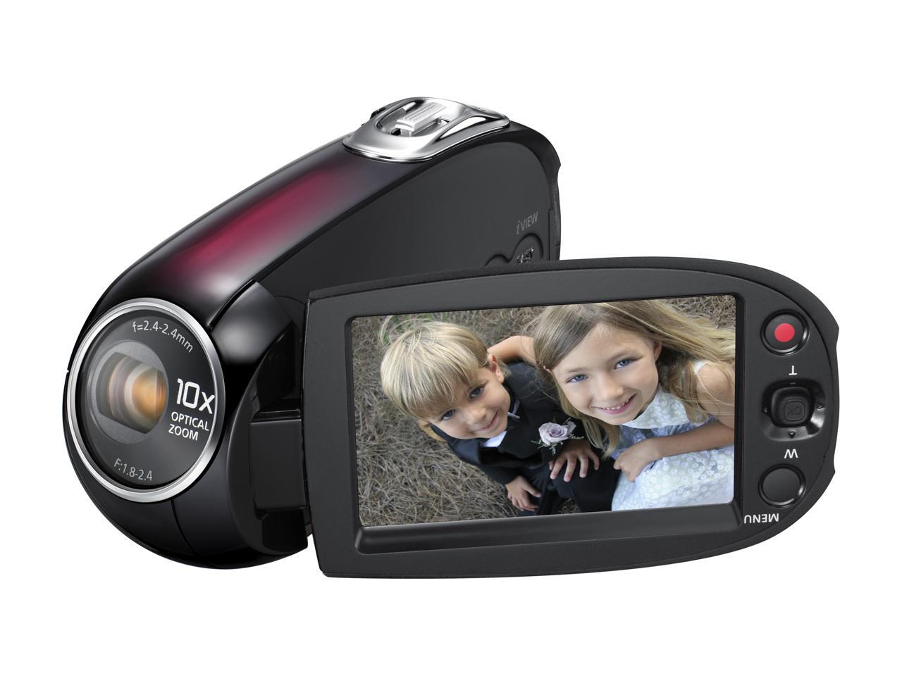 SAMSUNG SMX-C20 Black/Red Ultra Compact Digital Memory Camcorder ...