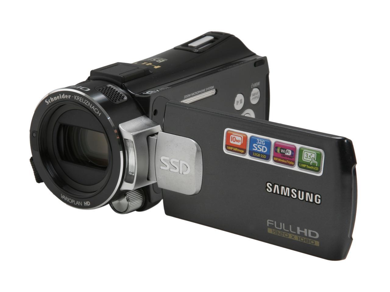 SAMSUNG HMX-S15 Black 32GB SSD Full HD Camcorder - Newegg.com
