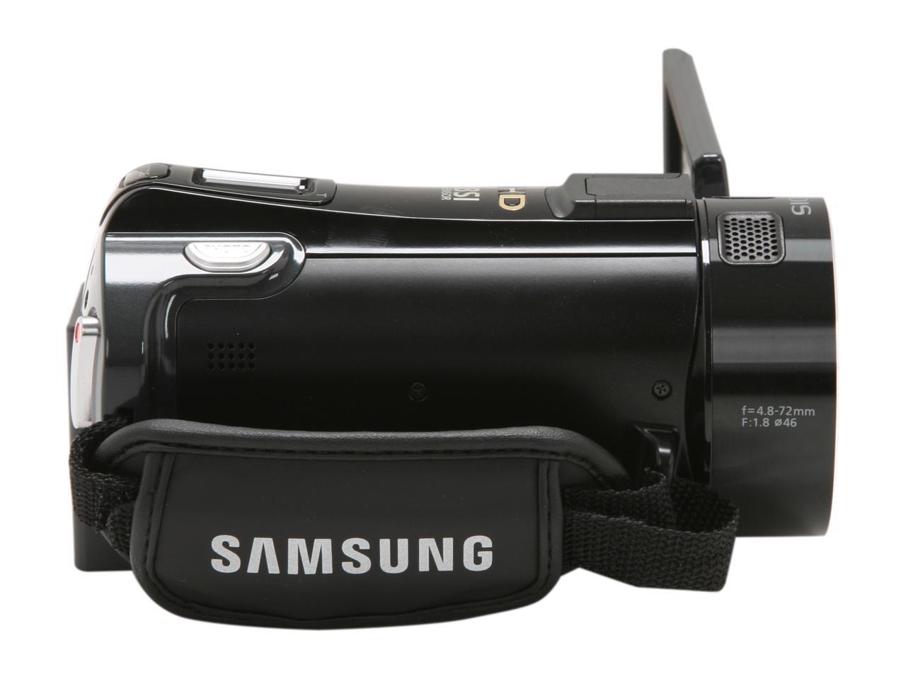 SAMSUNG HMX-S16 Black 64GB SSD Full HD Camcorder - Newegg.com