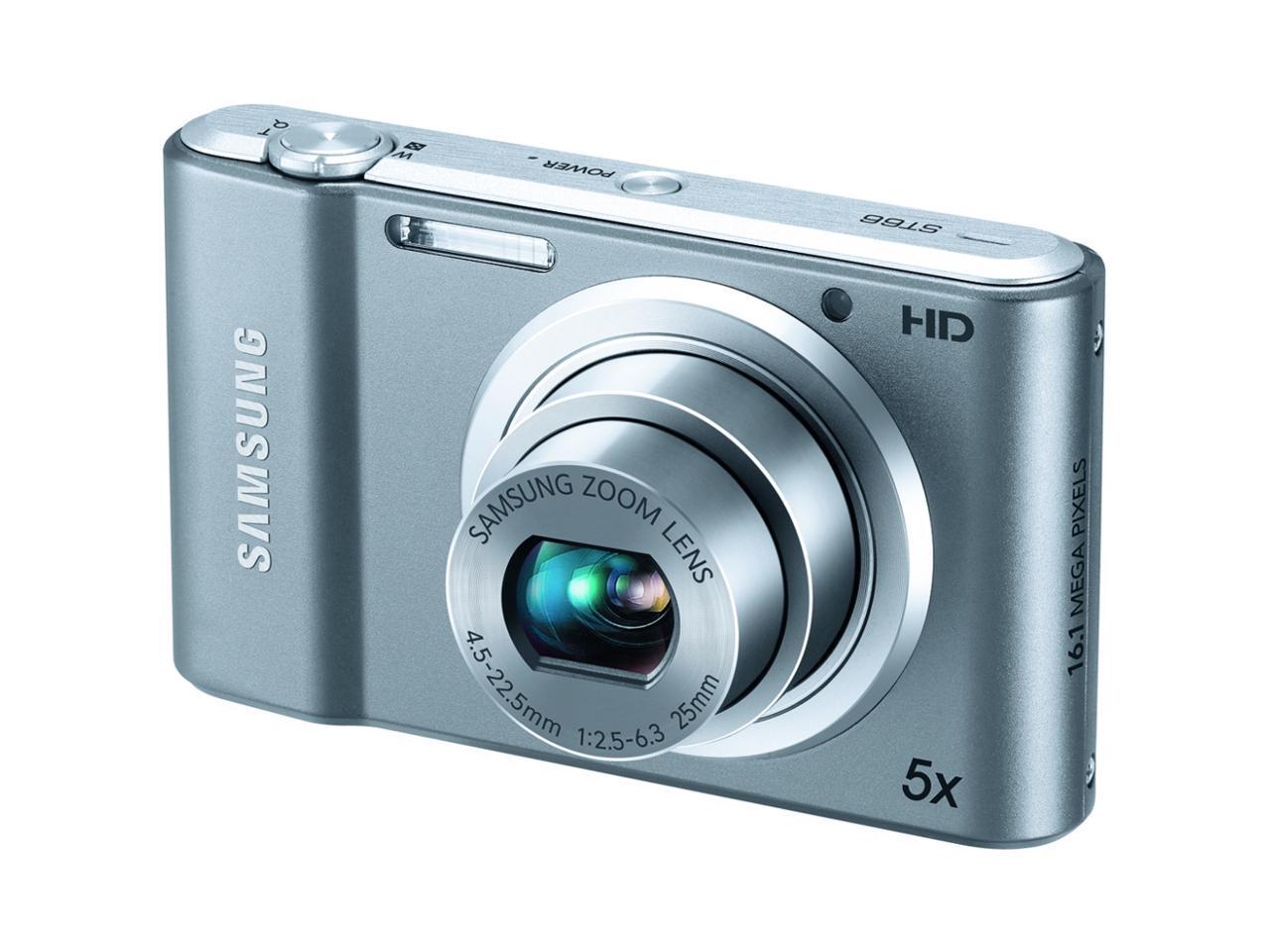 Samsung Style ST66 16.1 Megapixel Compact Camera - Silver - Newegg.com